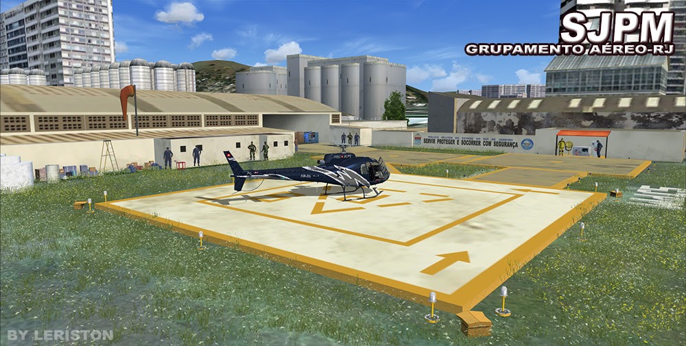 CENARIOS PHOTOREAIS PARA FSX: ESPETACULAR HELIPONTO NO RIO DE JANEIRO ...