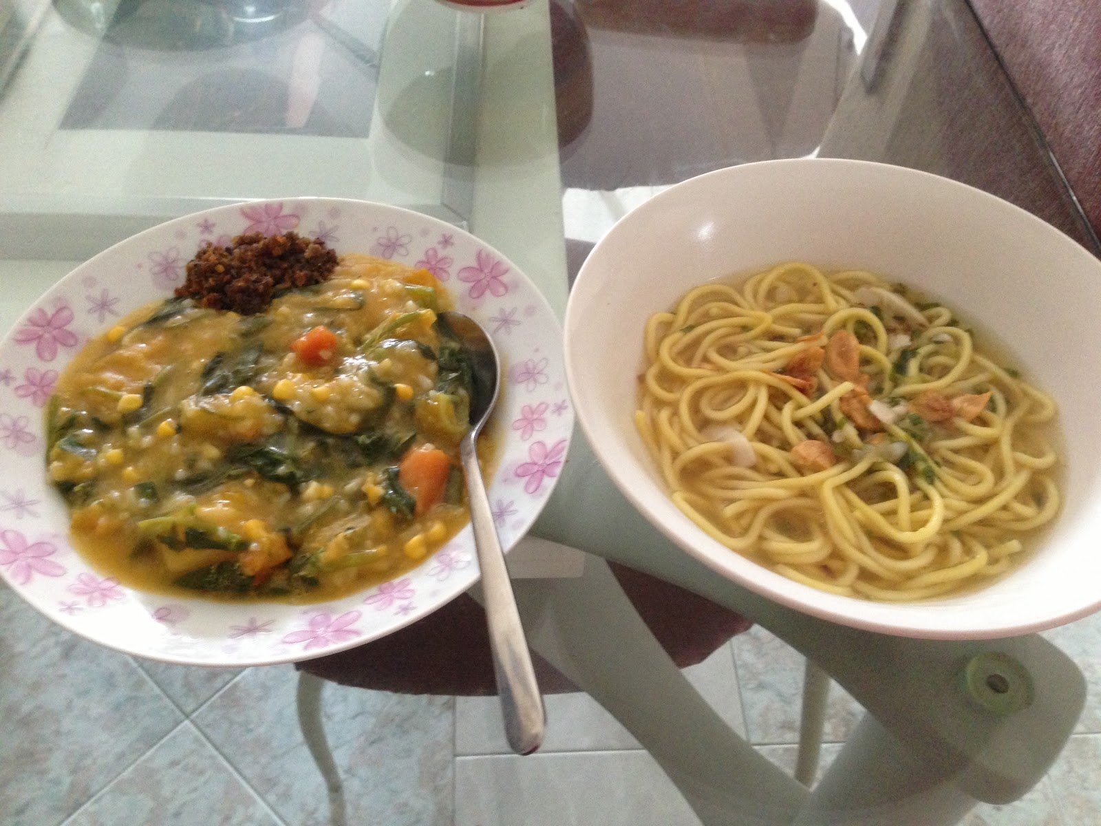 Dapur Ima: Ala Manado : Bubur Manado & Mie rebus (midal)