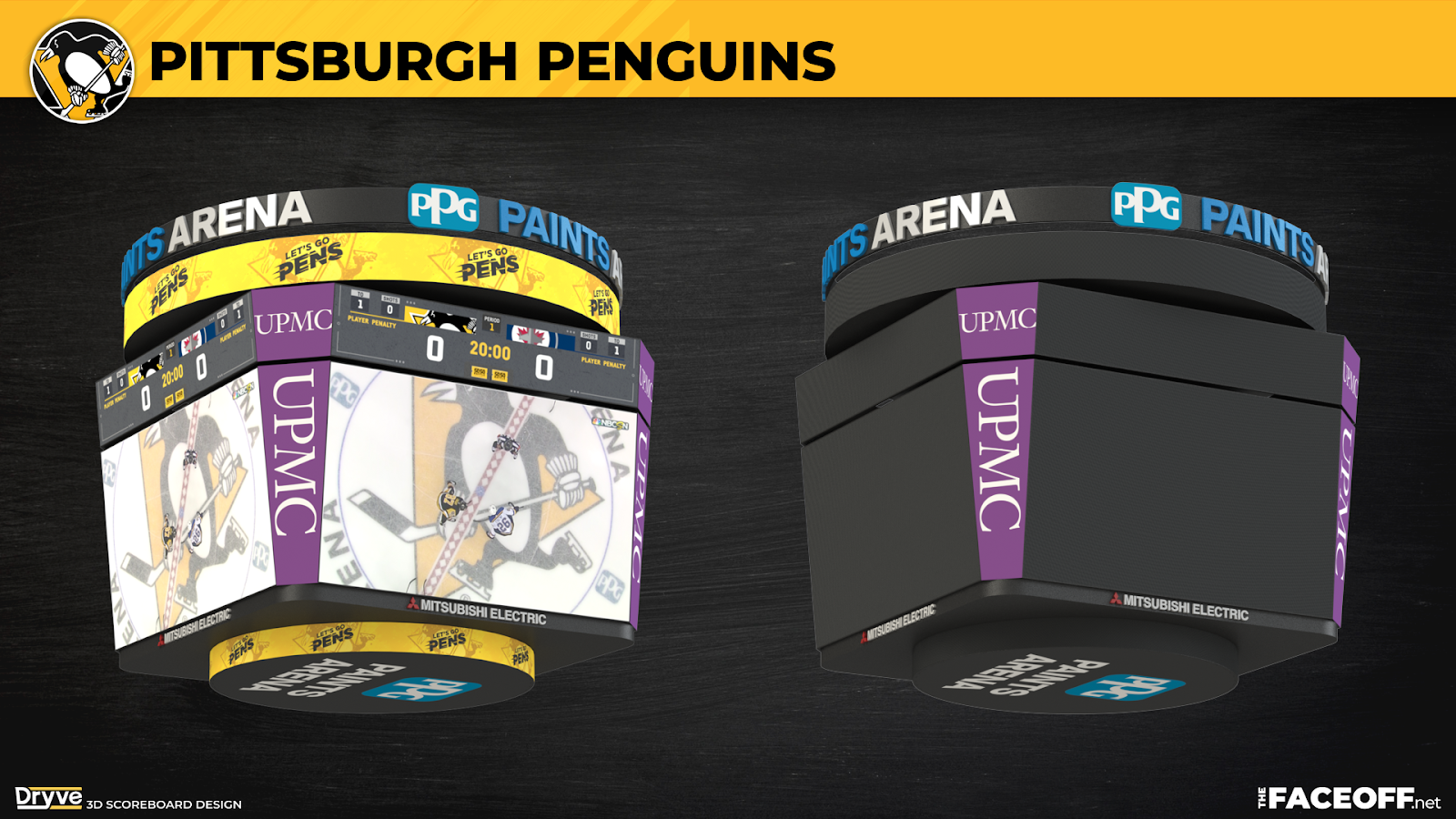 Pittsburgh Penguins 2016-Present - The Faceoff | Scoreboards