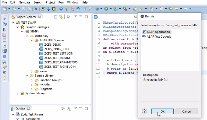 Abap Cds View With Input Parameters Parameters In Cds Views Cds View With Parameters