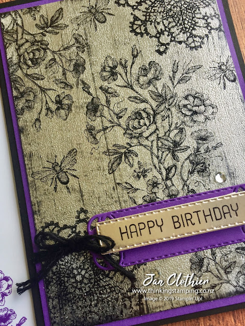 Thinking Stamping: Inspire. Create. 48 - A Goth-inspired card