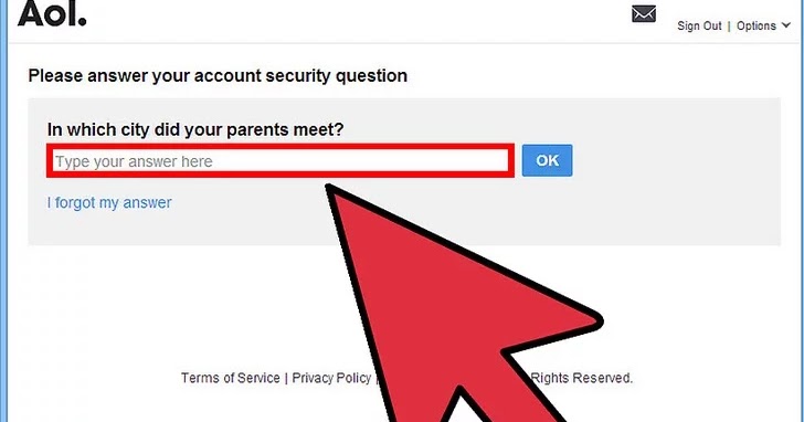 how to easy check aol mail security?