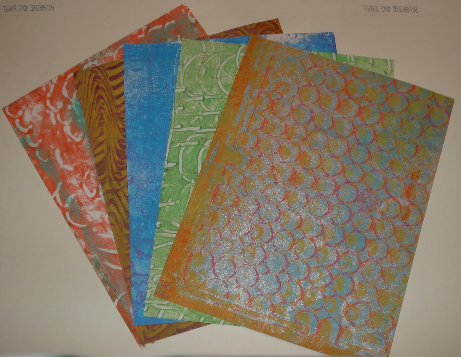 Mail me some art: Decorated Papers - Part 2
