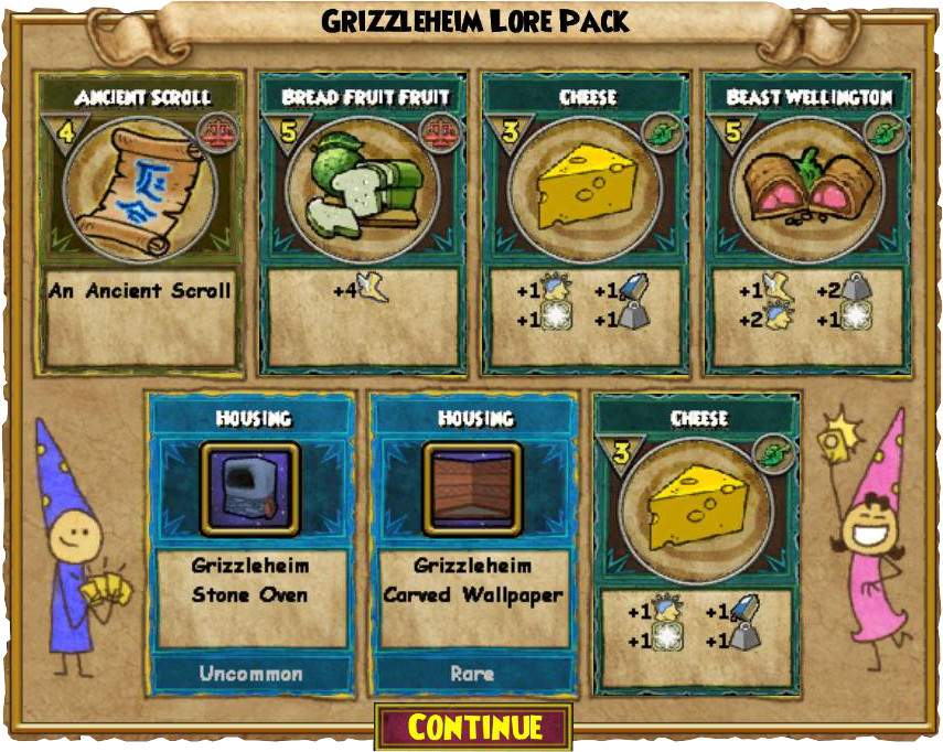 Wizard101 Grizzleheim Lore Pack Review - Swordroll's Blog | Wizard101 ...