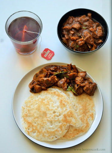 Kallappam Recipe | Kallappam with Yeast | Happy's Cook