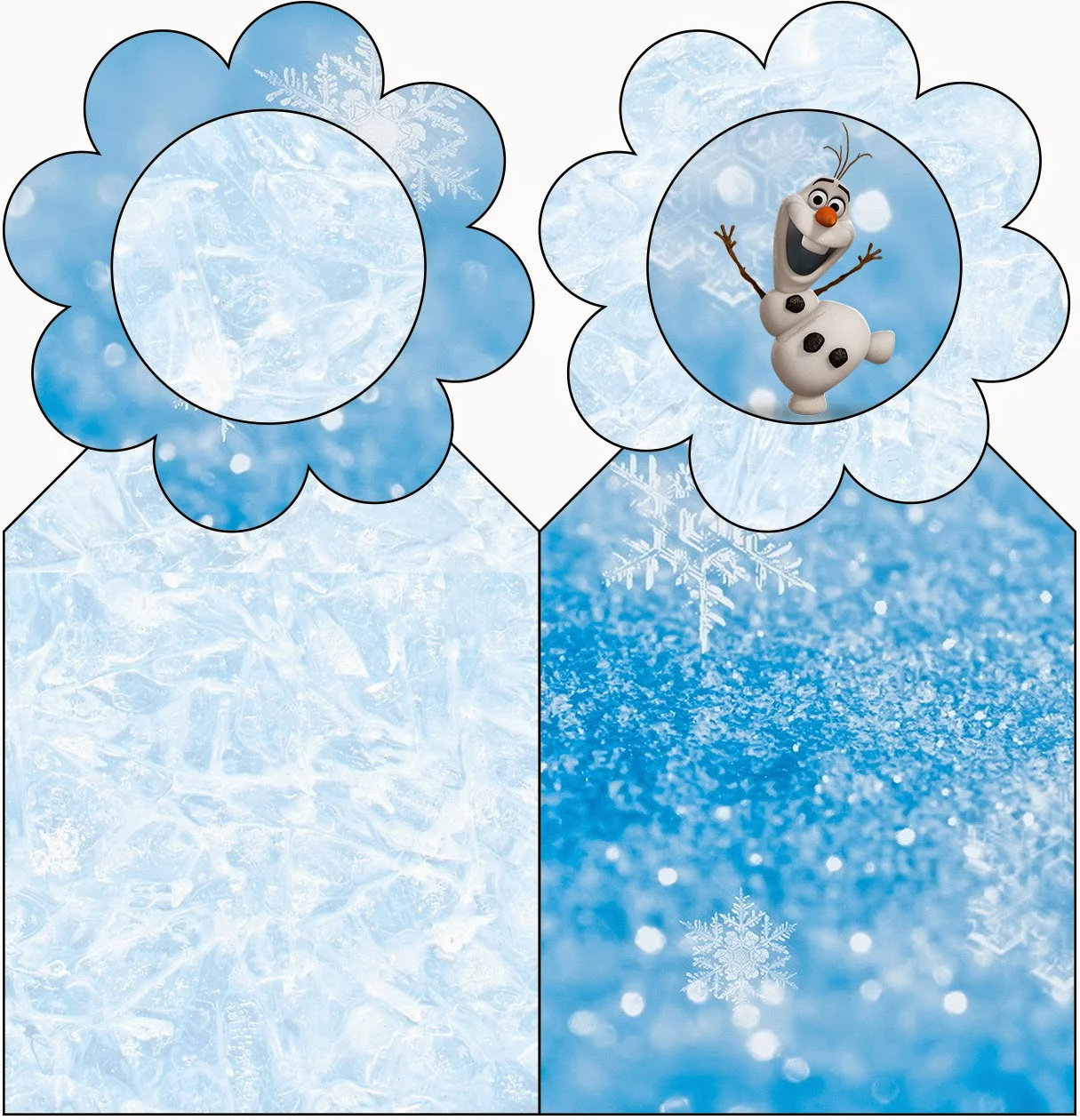 Olaf: Imprimibles Gratis para Fiestas. - Ideas y material gratis para ...