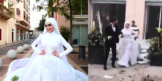 Beirut explosion captured in a video during a wedding photoshoot ...