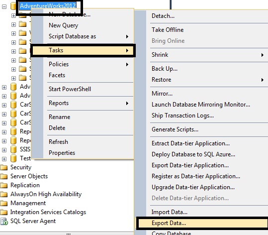 Microsoft Business Intelligence Importing Sql Server Table Data To The Ms Access