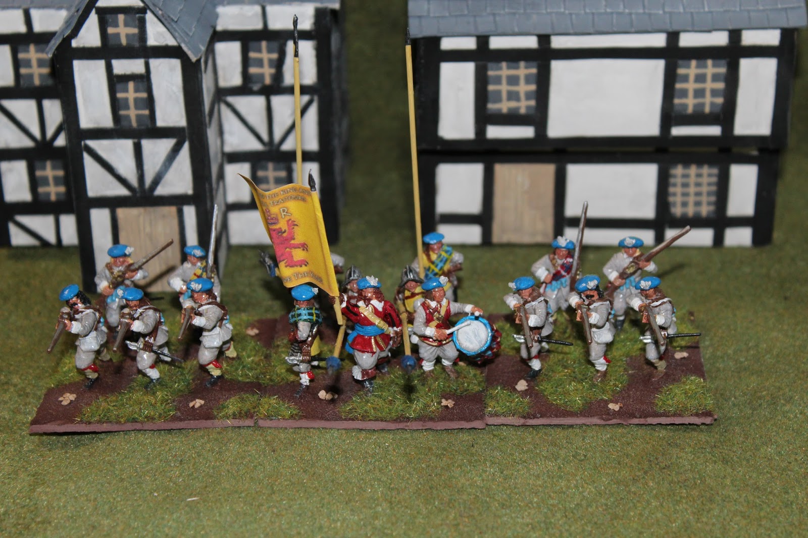 Cirencester wargames: Montrose Scottish ECW foot