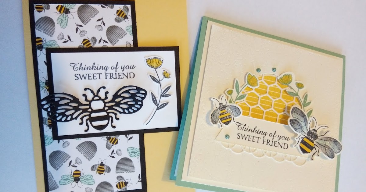 Michelle's Craft Corner...: Crafting with the Honey Bee's bundle...