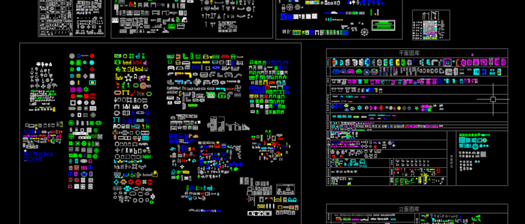 Pintu Cad Blok dan Simbol Lainnya dengan banyak Model format DWG