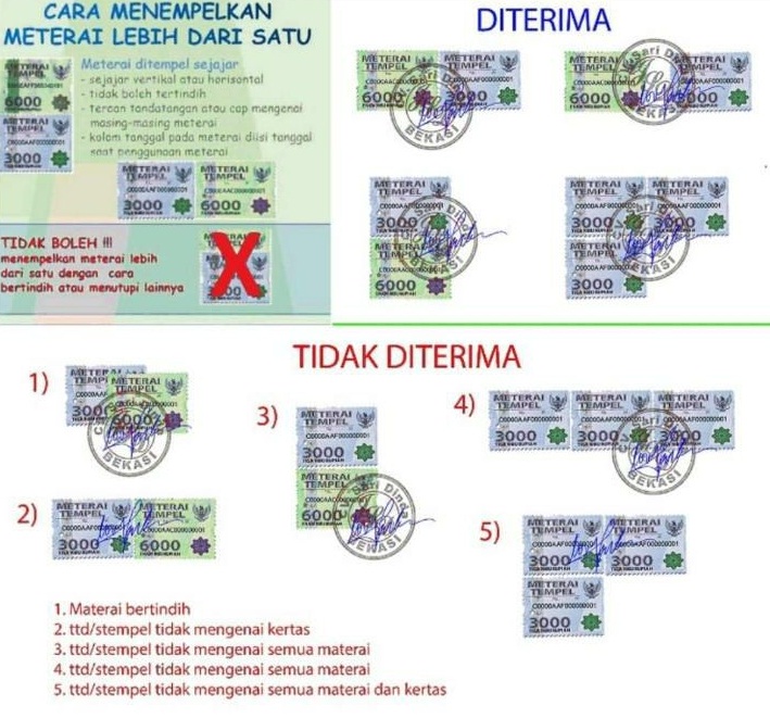 Cara Menempelkan Materai Di Surat Lamaran Kerja Word Contoh Surat Riset