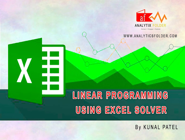 LINEAR PROGRAMMING USING EXCEL SOLVER
