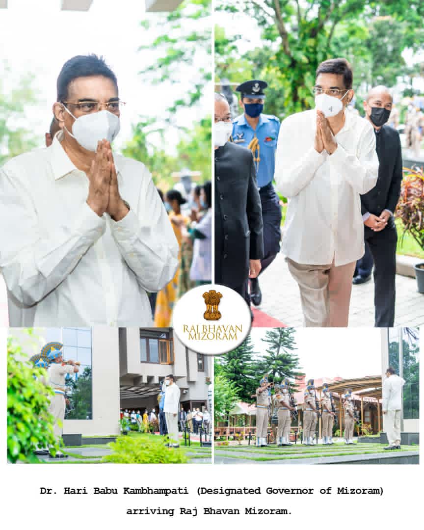 Mizoram Governor 22-na atan Dr Hari Babu Kambhampati lakluh a ni