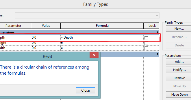 Revit Recess: Revit Families_Error Compilation