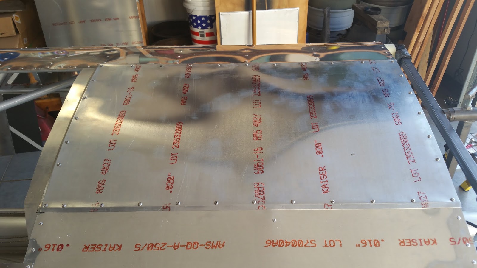 Just Another SuperSTOL Build Log: Left Wing Fuel Tank Cover
