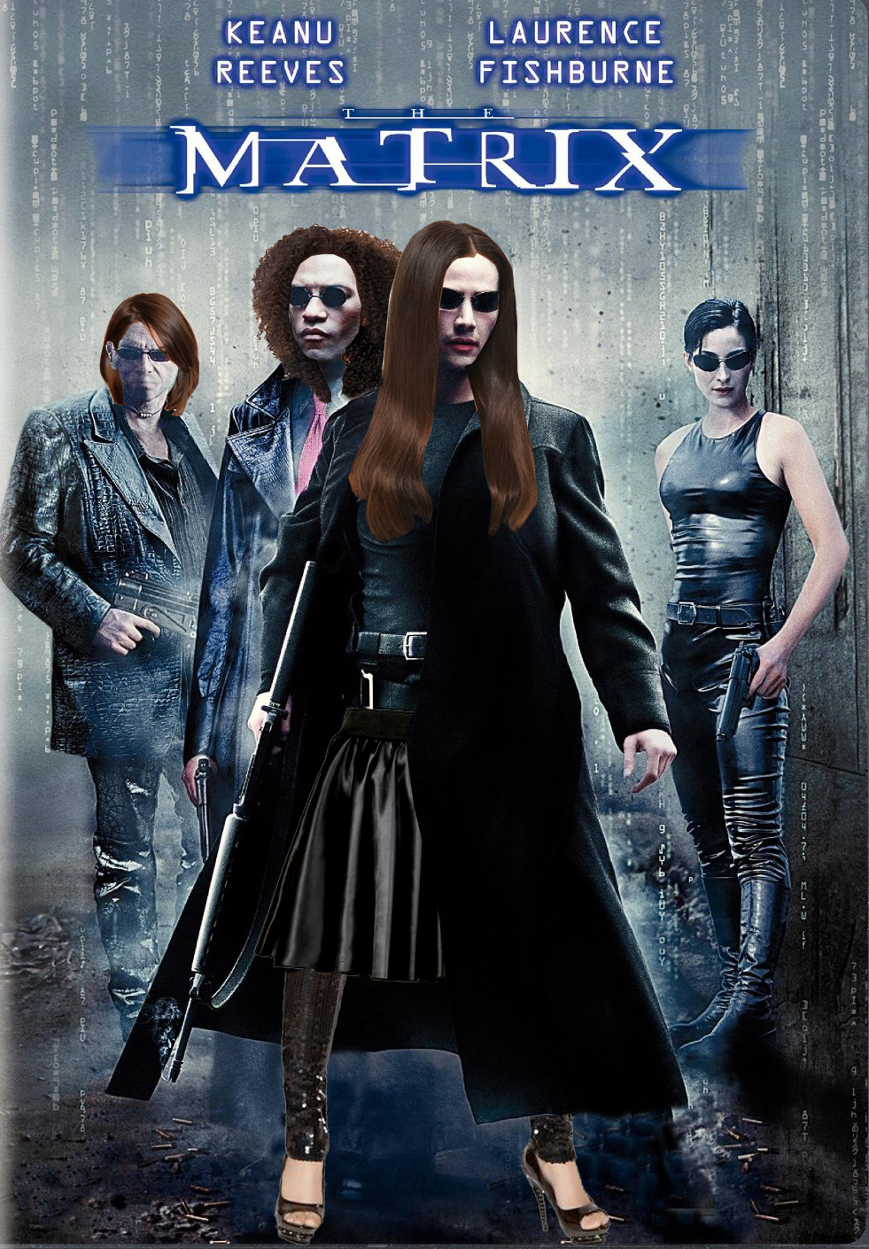 transgender fiction: everyone in the matrix is a woman - Wachowski sisters