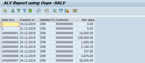 Simple Oops Alv In Sap Abap
