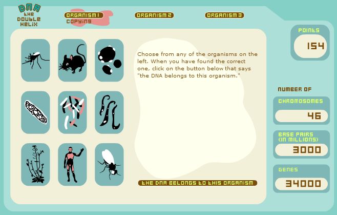 Science Games -- Adventurous Learning: DNA -- the secret code!