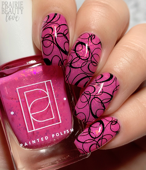 NAIL ART: Bold 60s Vintage Inspired Flakie Nails - Prairie Beauty