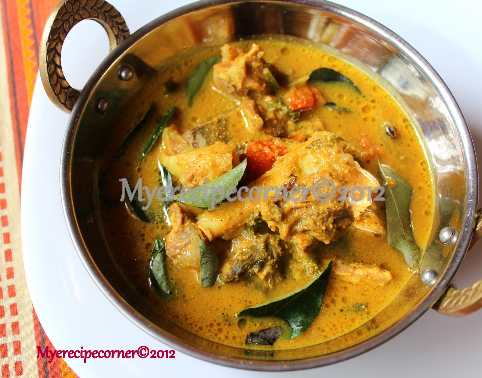 Mye's Kitchen: Mutton Kuzhambu/Simple Mutton Curry