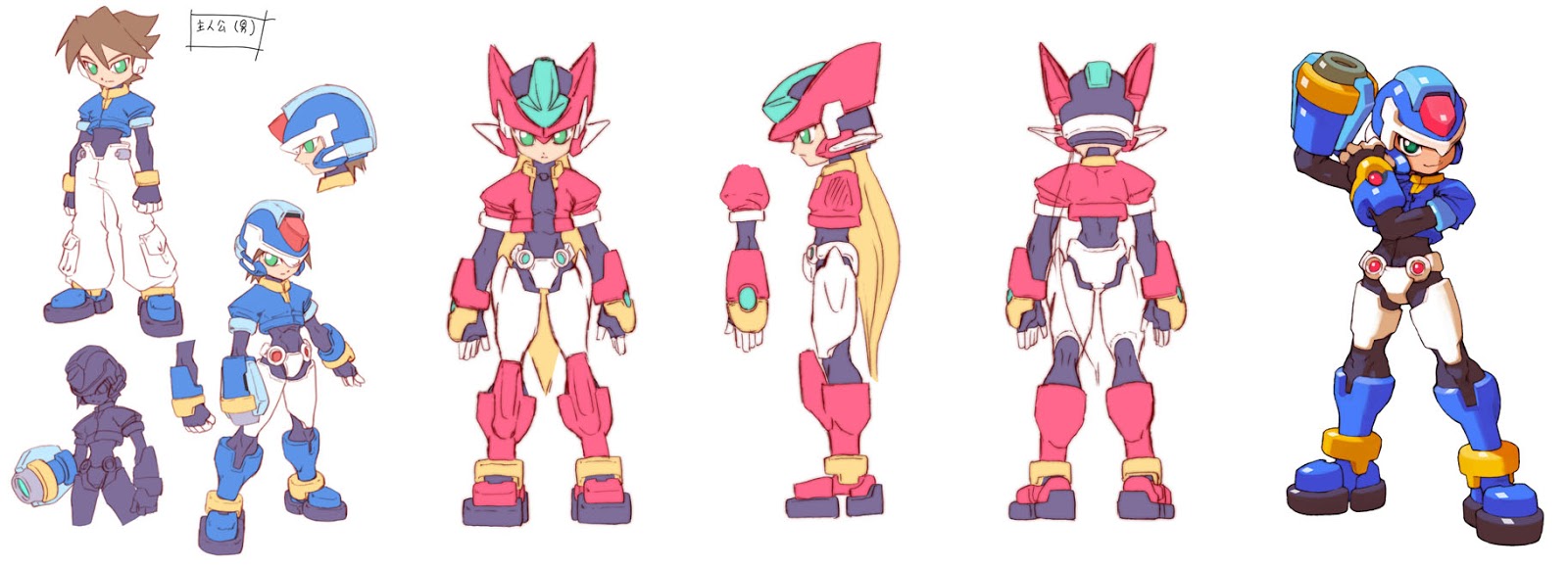 Rockman Corner: The Making of the Rockman ZX Series Part 4: Character ...