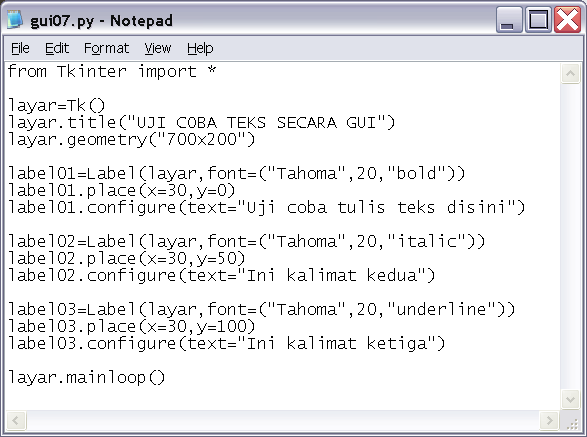 Membuat Tampilan GUI Pada Python Dengan Module TKINTER – Part 4 ...