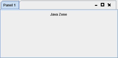 My Java Zone: JTabbedPane con Botones