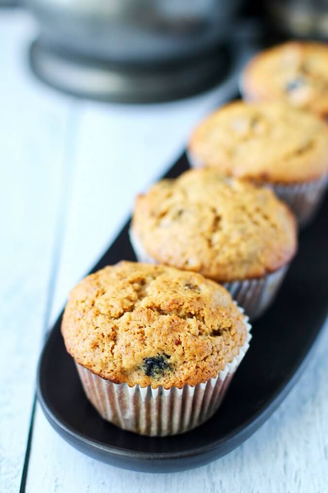 Date, Prune, and Dried Cherry Muffins | Karen's Kitchen Stories