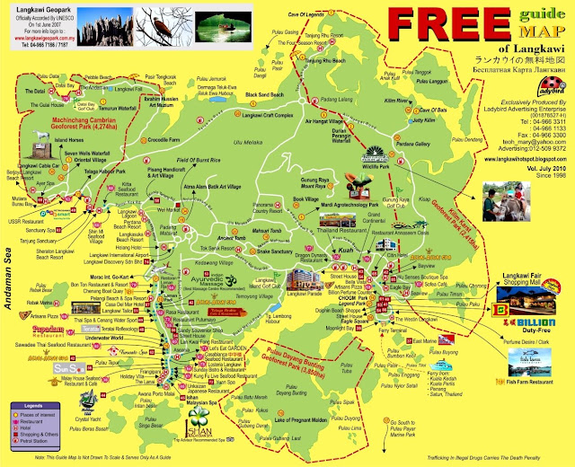 Langkawi Map ~ LANGKAWI SMART TOURS BEST PRICE GUARANTEE
