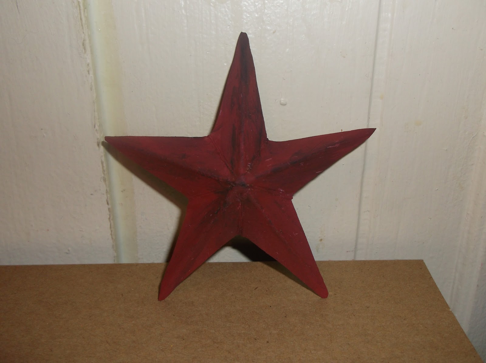 Country Crafting Momma : Handmade Cardboard Barn Stars for Primitive Decor