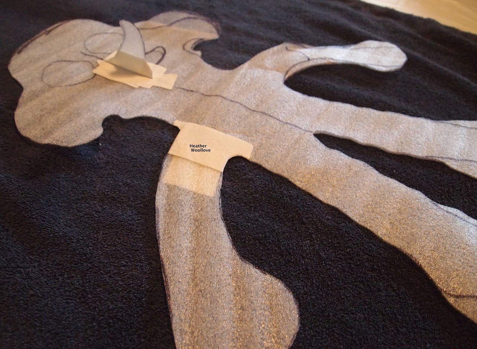 Wool love-functional fiber art: Long-Limbed Creature for Hayes- Part 1