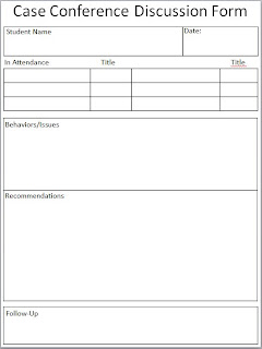 Empowered By THEM: Case Conference Form