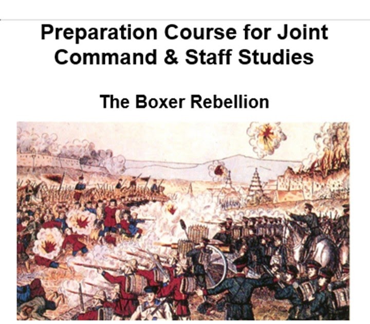 THE BOXER REBELLION: FULL ESSAY - EXAMPLE 1