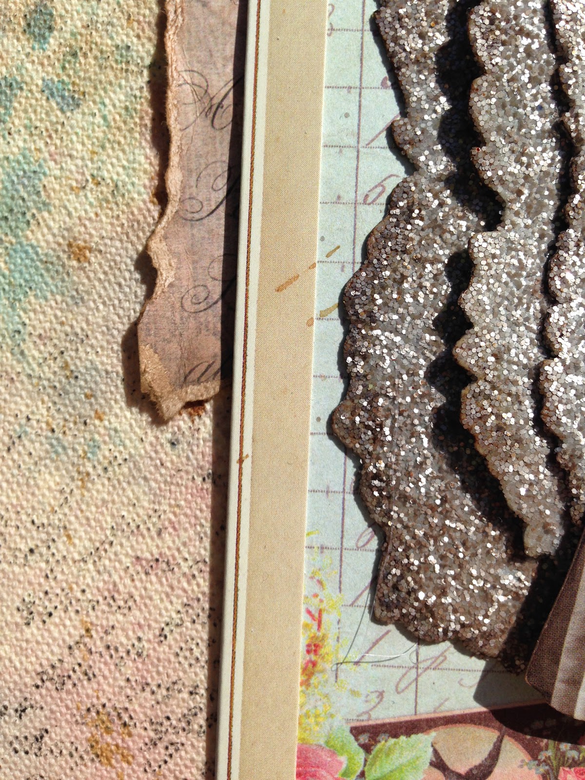 Two Mad Dahlias: Compendium of Curiosities Distress Glitter Challenge
