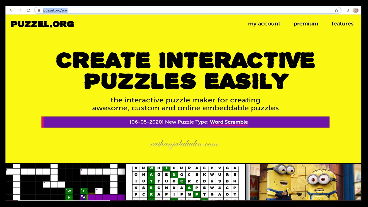Cara Buat Puzzle Dengan Mudah - Raihan Jalaludin's Blog