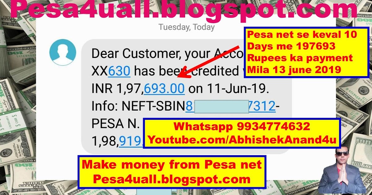 Pesa Net- Get Unlimited Income by Working At Home: pesa net payment ...