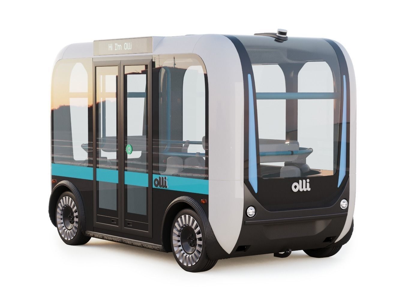 Torino, presentato "Olli" il primo minibus elettrico a guida autonoma ...