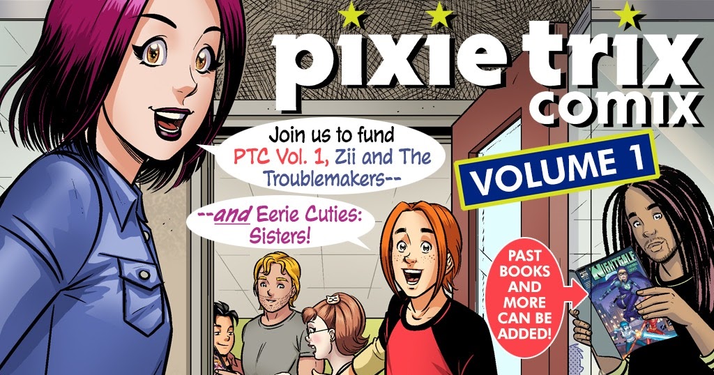 The Other Side blog: Kickstart Your Weekend: Pixie Trix Comix Volume 1 & more!