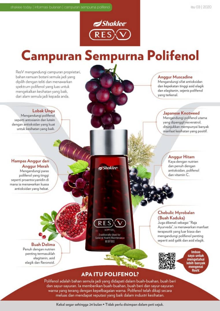 ResV Shaklee - Kelebihan dan Khasiat ResV - Bonda Miza, Pengedar ...