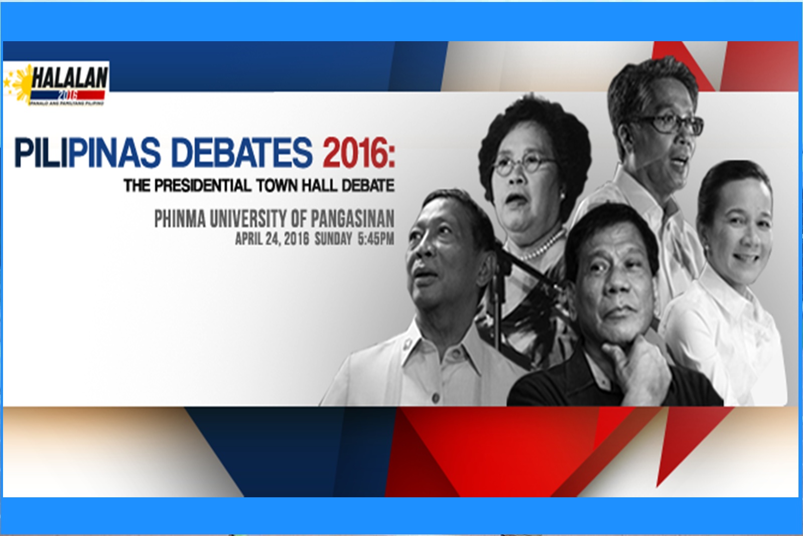 LIVE Stream: 3rd PiliPinas Debates 2016 - Pangasinan Presidential ...