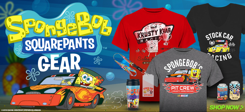 NickALive!: NASCAR And Nickelodeon Launch "SpongeBob SquarePants" Fan ...