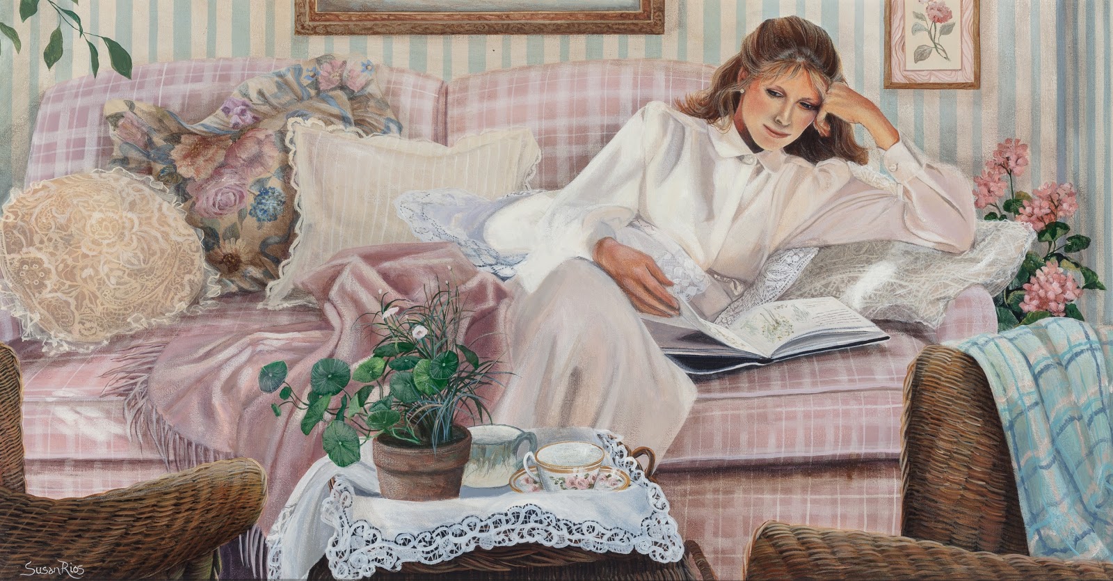 Susan Rios, 1950 | Romantic designer | Masterpiece | Tutt'Art@