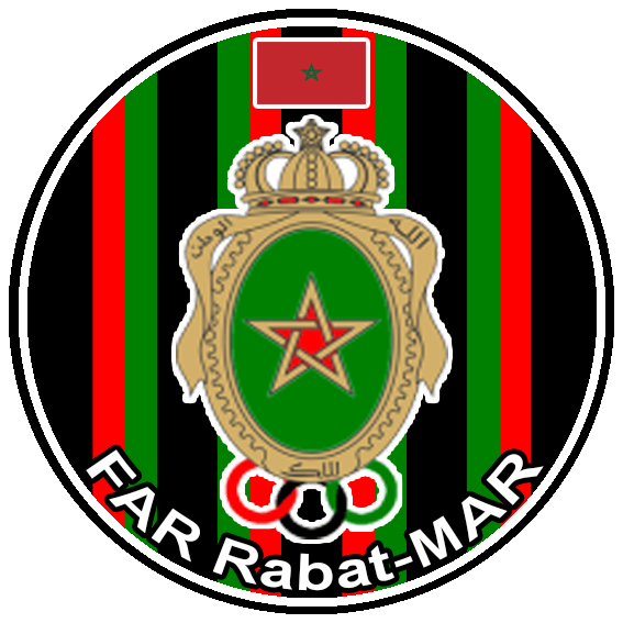 Escudos de Futebol de Botão LH: FAR Rabat (Marrocos)