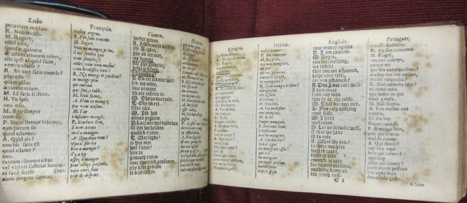 MCRS Rare Books Blog: "A Little Dictionary of Eight Languages"