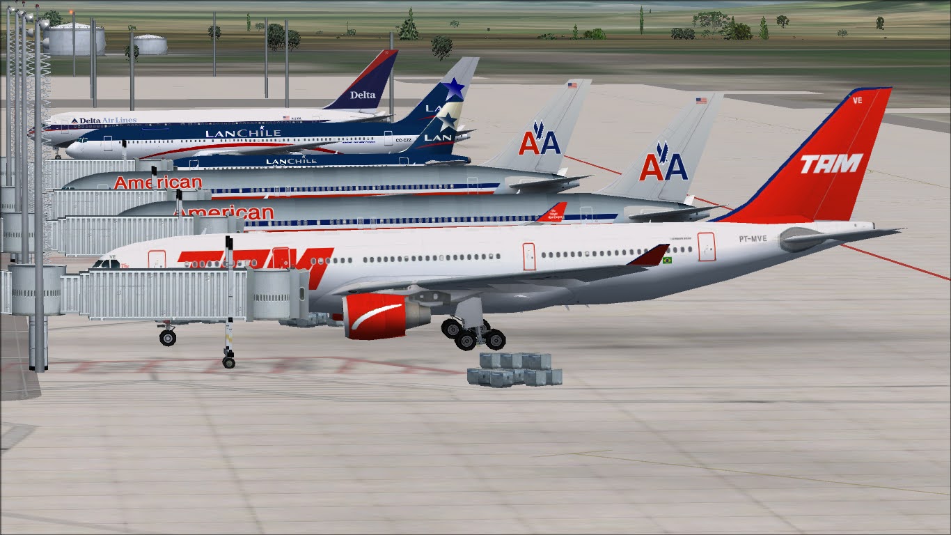 Rafael Flight Simulator: Retro AI Traffic 2002 FSXv3