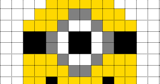 Minecraft Pixel Art Templates: Despicable Me Minion