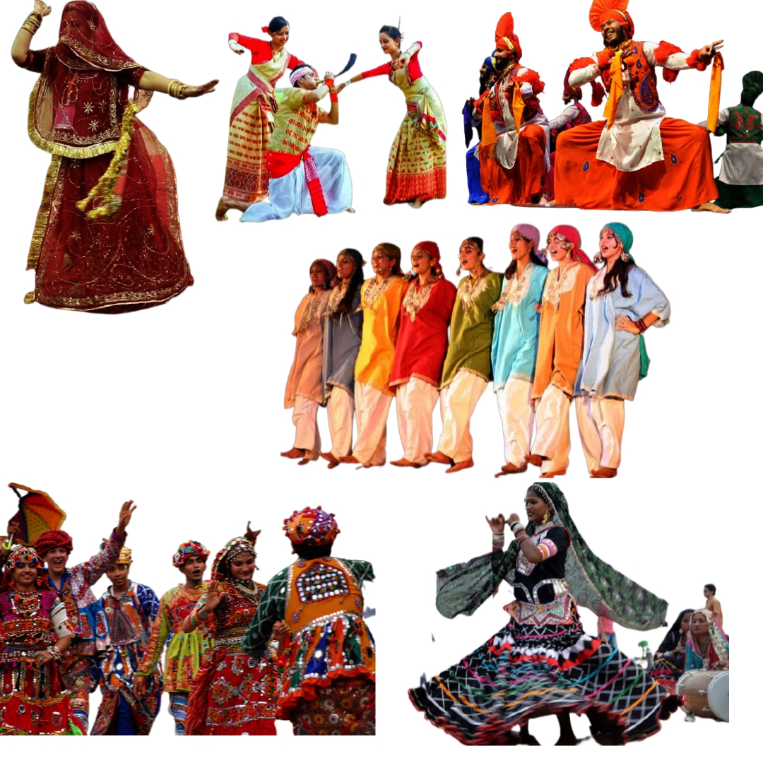 Bharat ke pramukh lok nritya,Major folk dances of India,भारत के प्रमुख ...