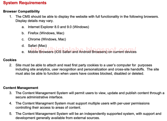 6 Template Dokumen Persyaratan Bisnis Gratis Untuk Microsoft Word ...