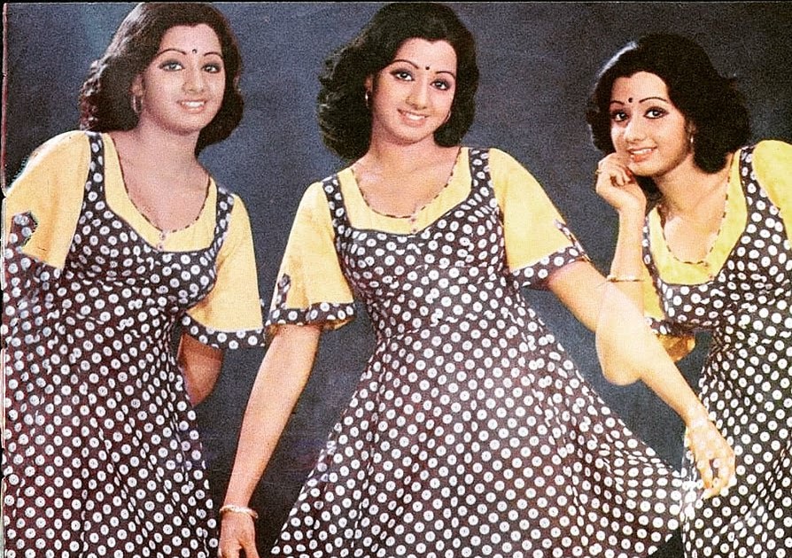 Sridevi: Young Sridevi in Malayalam film Angeekaaram (1977): 14 year ...